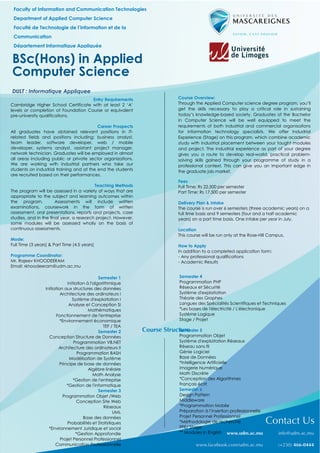 BSc_Hons_ in Applied Computer Science | PDF