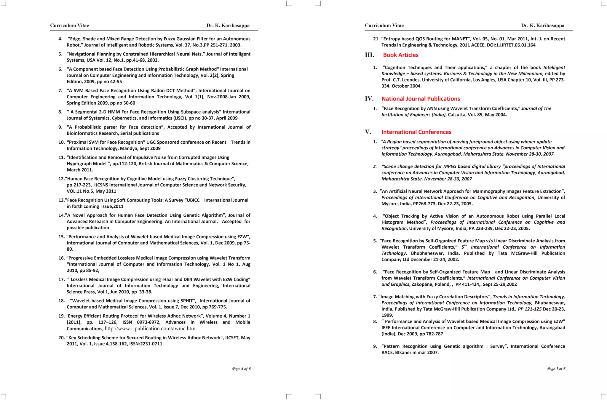 Dr. K. Karibasappa | PDF