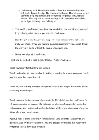 Grad speech - BKY founders award | PDF