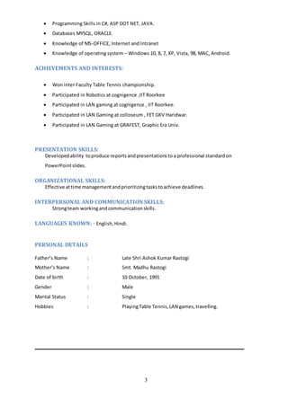 Resume | PDF