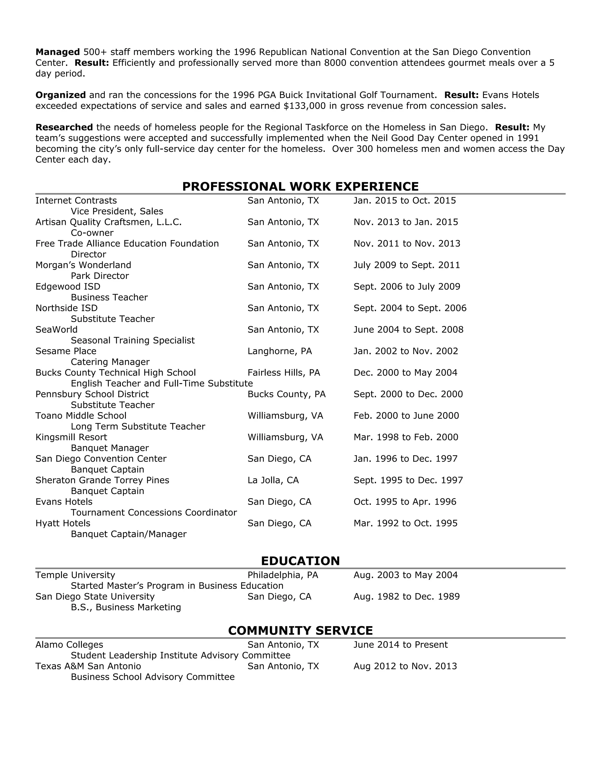 Peter Albarian Resume | DOC