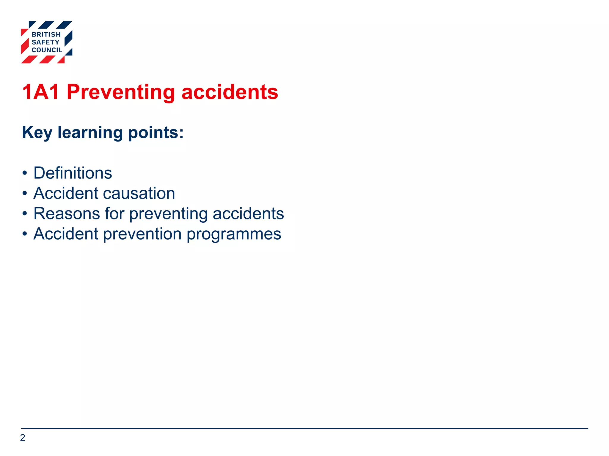 Preventing Accidents | PPTX | Death, Injury, or Military Conflict ...
