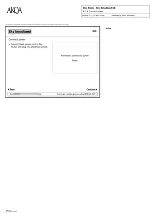 Sky Boadband - CD -v0.4 | PDF