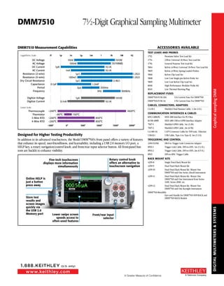 DMM7510_DataSheet | PDF
