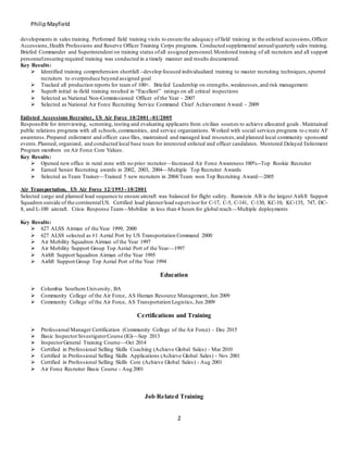 Philip Mayfield Resume 1 | PDF