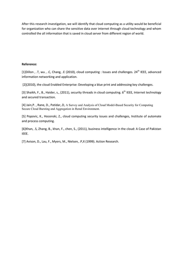 Cloud Computing- Proposal (Autosaved) | PDF