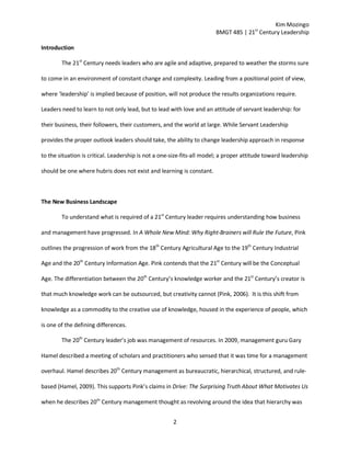 Leadership_in_the_21st_Century | PDF