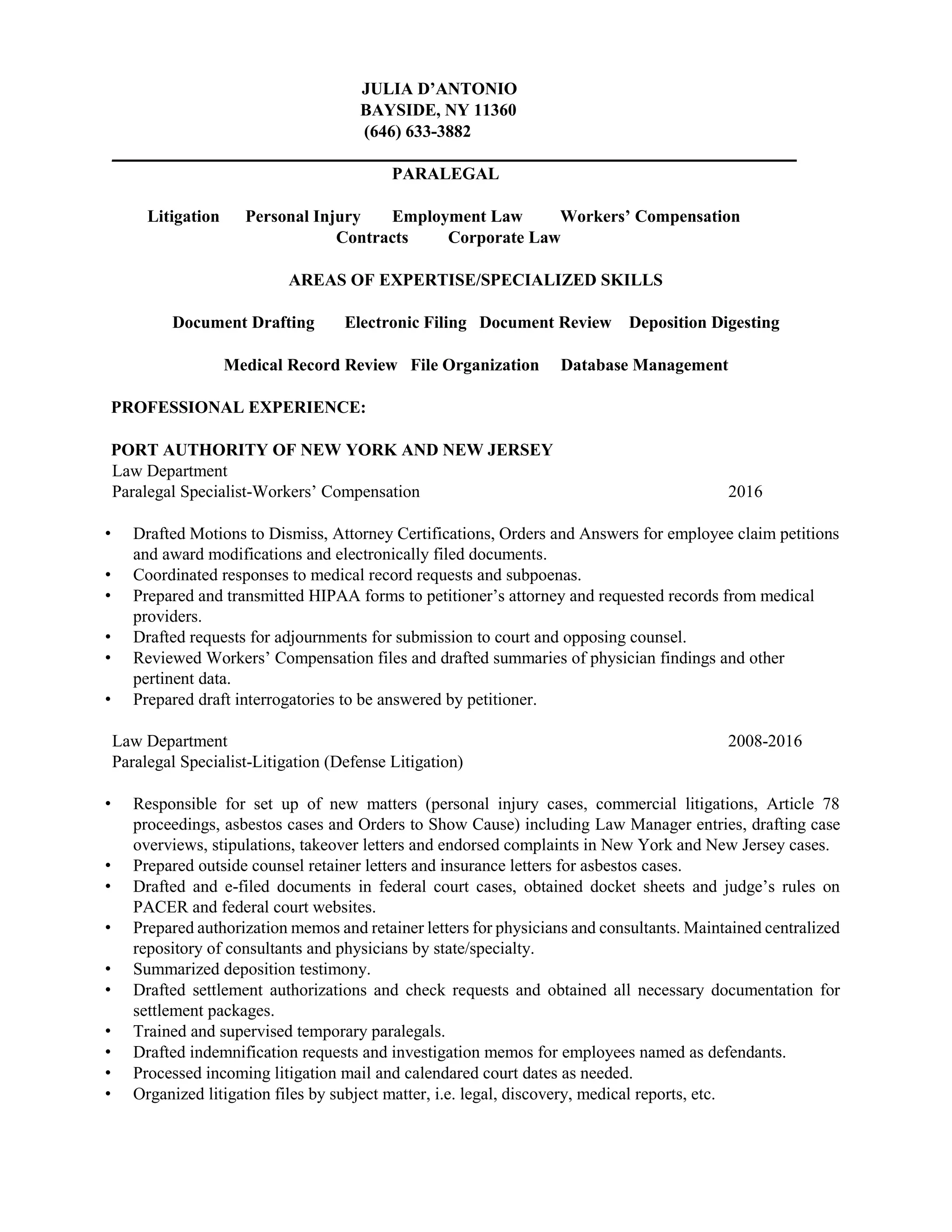 JD Resume 12.28.16 version | PDF