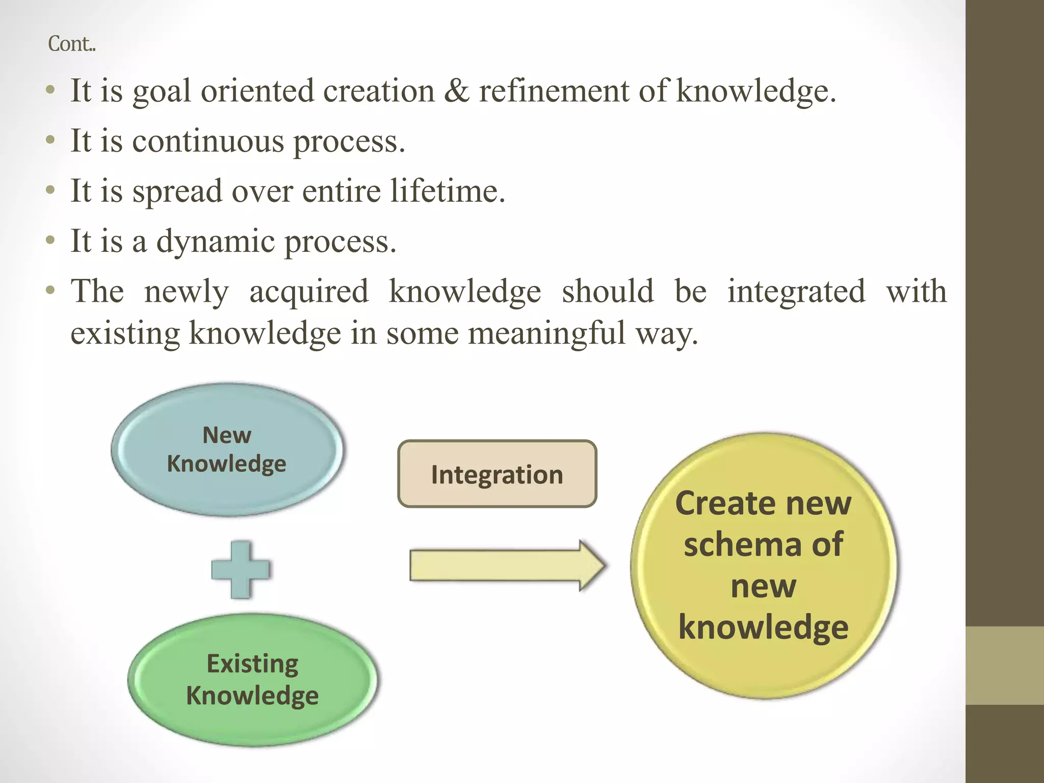 KNOWLEDGE ACQUISITION - CONCEPT & NATURE OF KNOWLEDGE ACQUISITION | PPTX