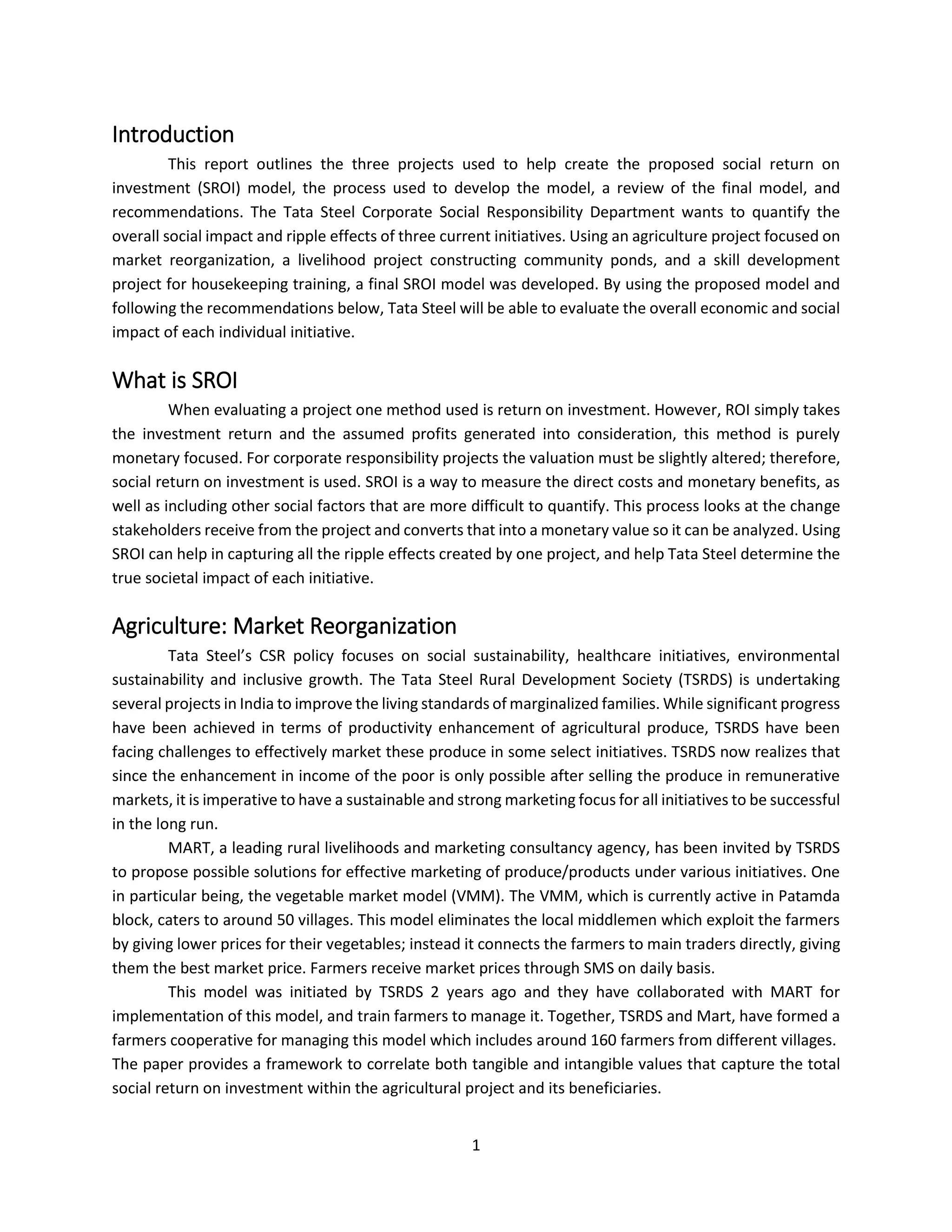 Tata Internship Final Report | PDF