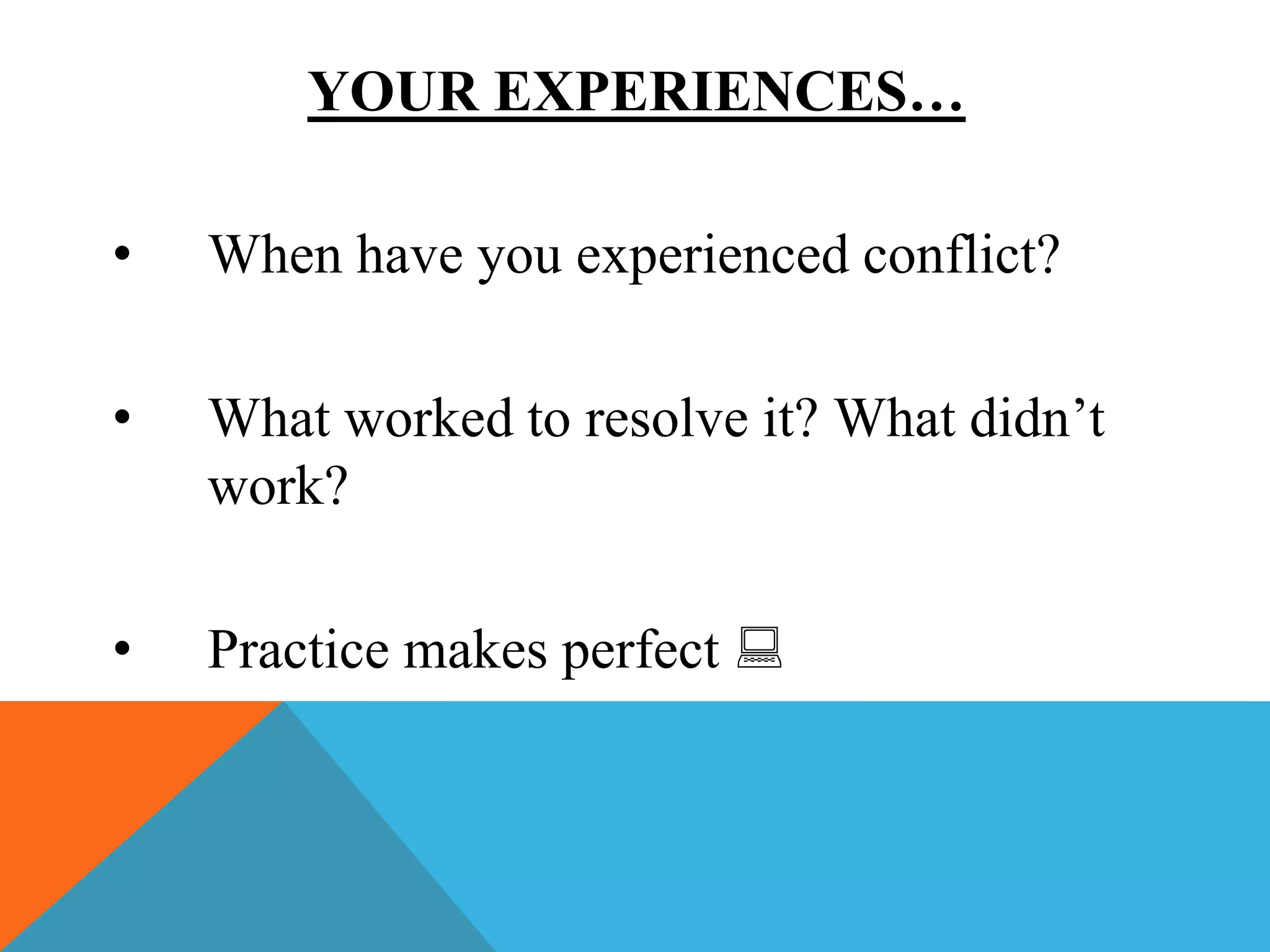Conflict resolution | PPT