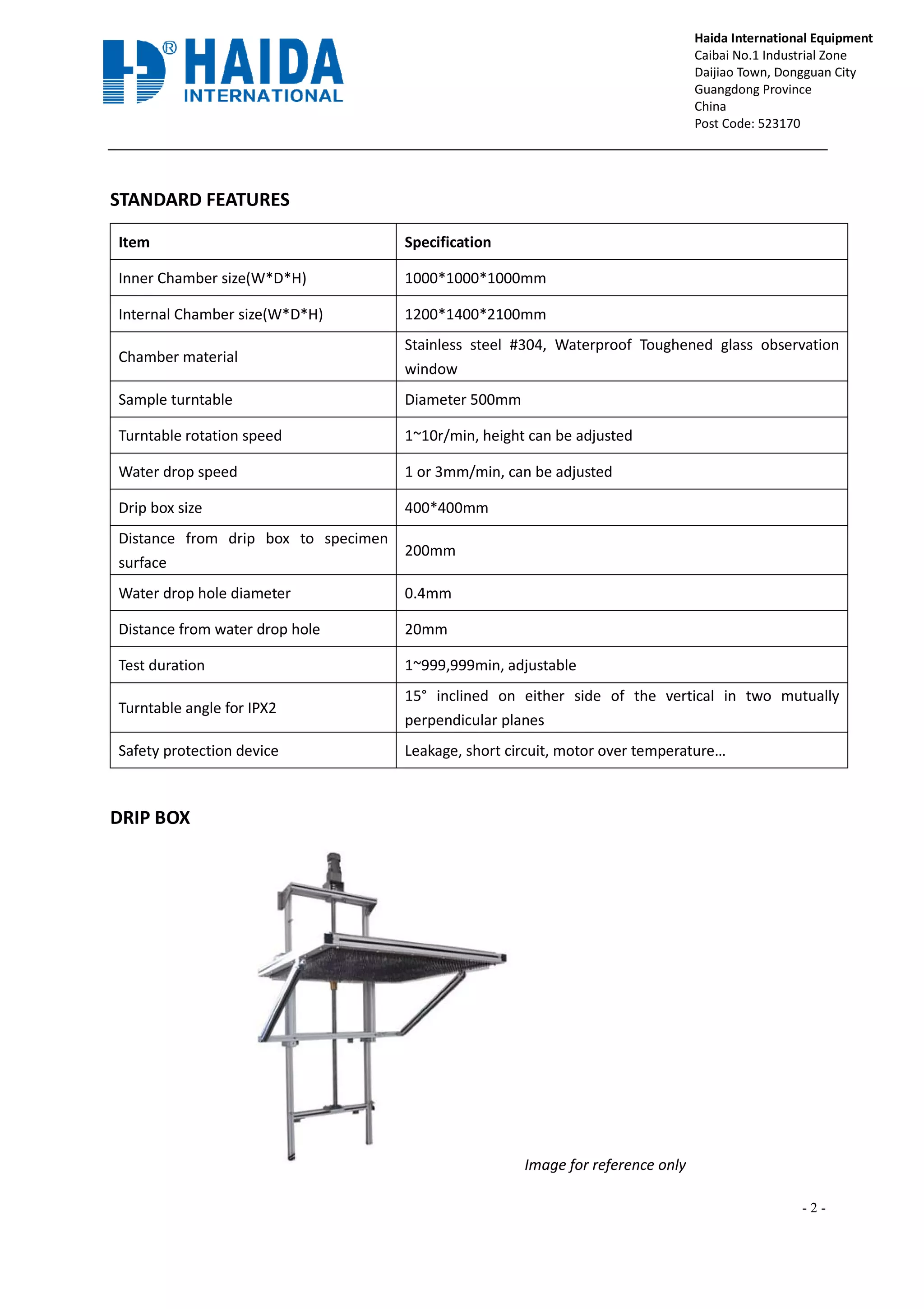IEC60529 IP Water Test Proposal | PDF