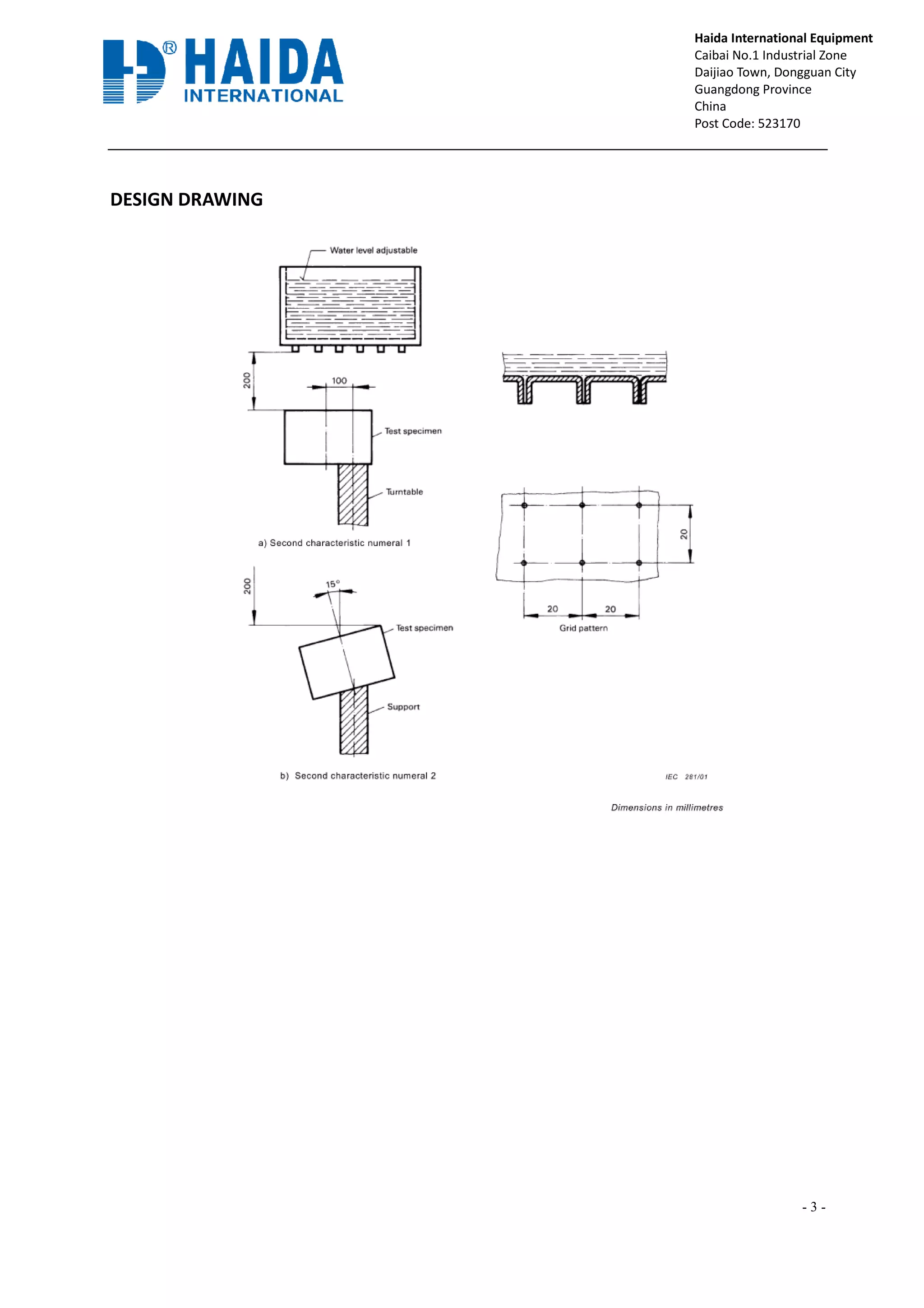IEC60529 IP Water Test Proposal | PDF