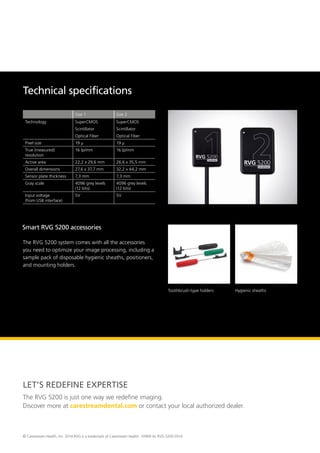 5200 digital sensors( RVG) | PDF