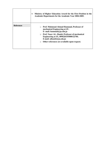 Eng.Yahya Ayesh C.V | PDF