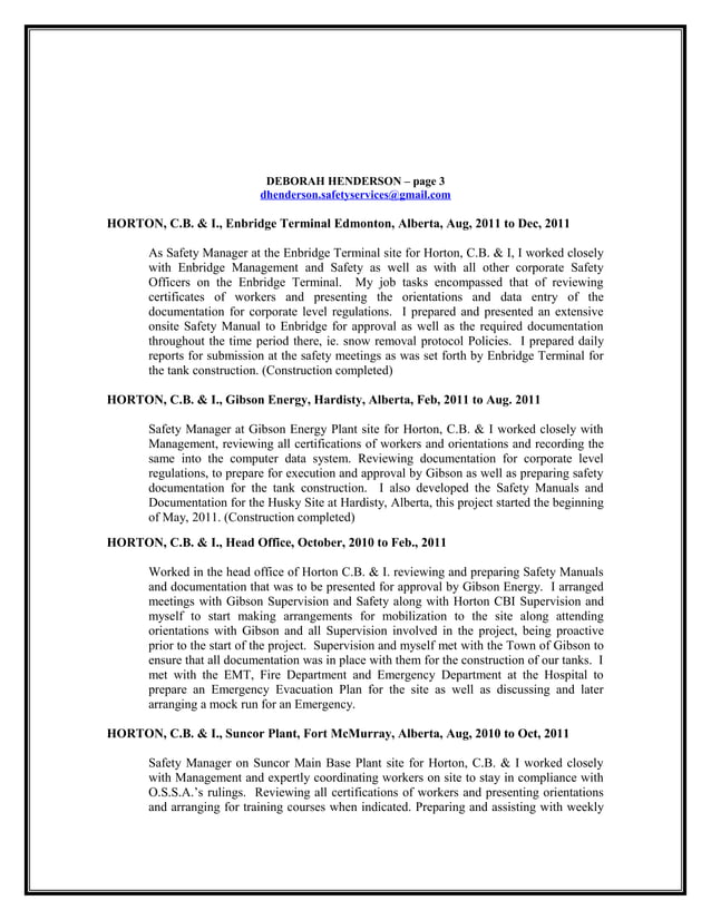 Deb-Resume - Sept - 2015 | PDF