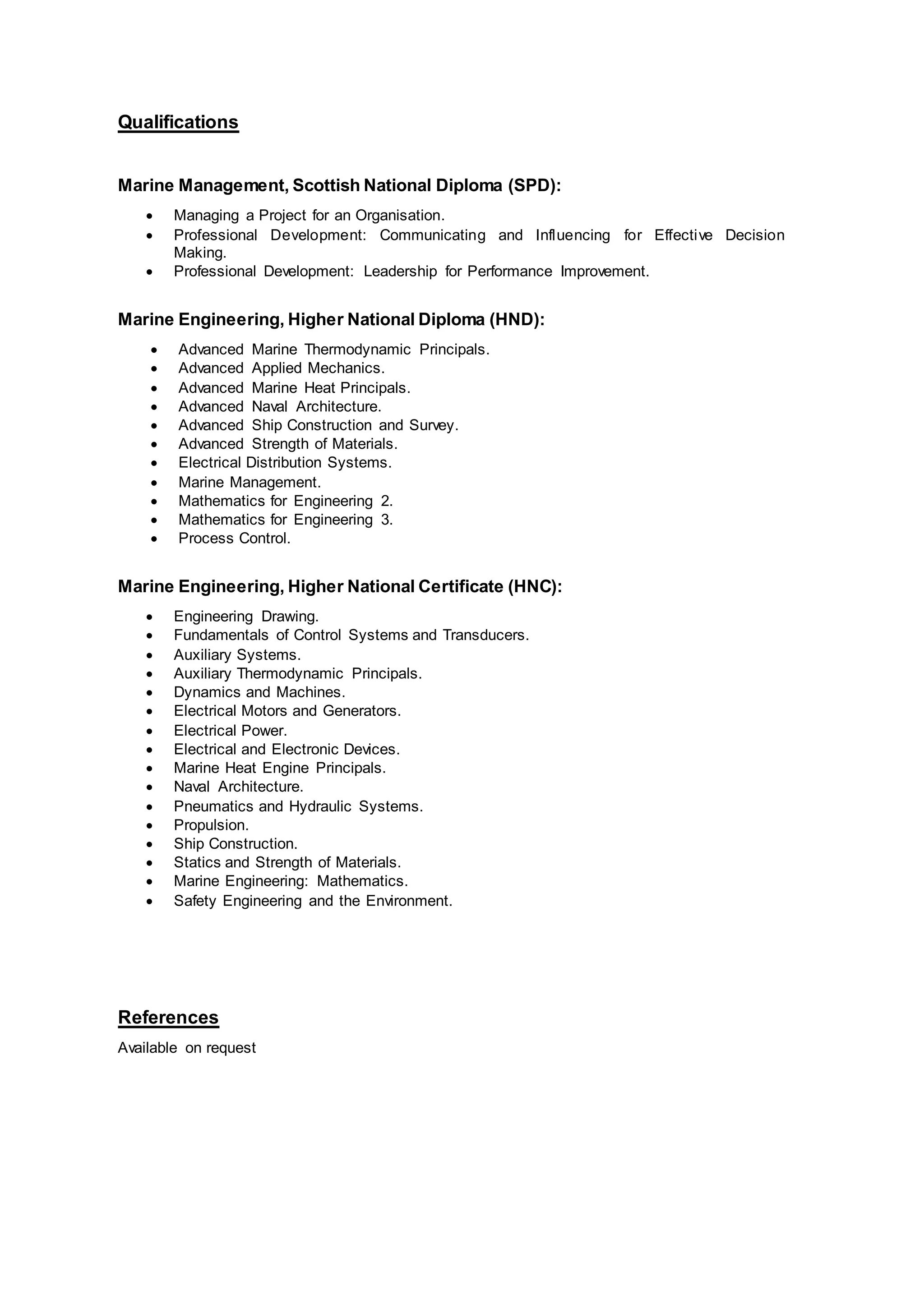 Shauns CV for SEA (NEW) | DOCX