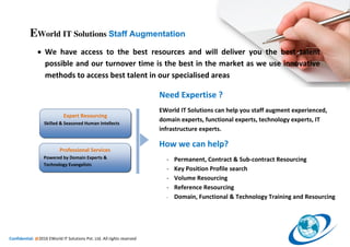 EWorld IT Solutions Pvt Ltd - Company Profile | PPT