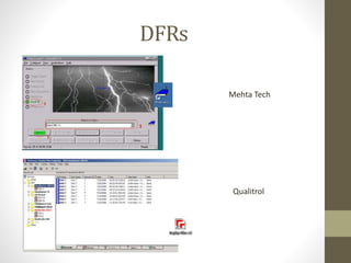 Disturbance Monitoring Equipment Presentation | PPTX