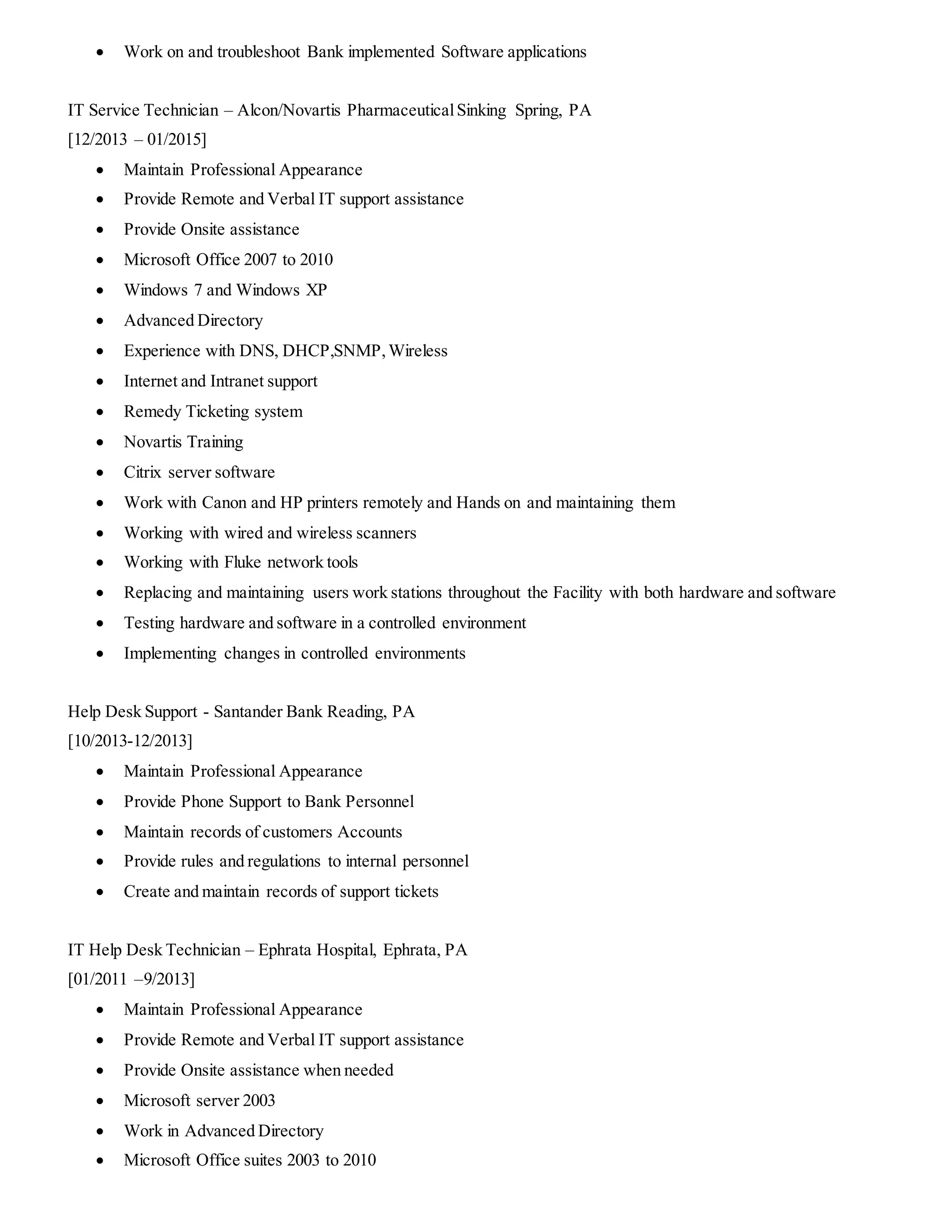 William resume 2016 | DOCX