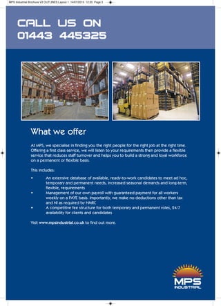 MPS Industrial Brochure V2 OUTLINES 2 | PDF