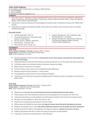 JC_Gabuya_Resume | PDF