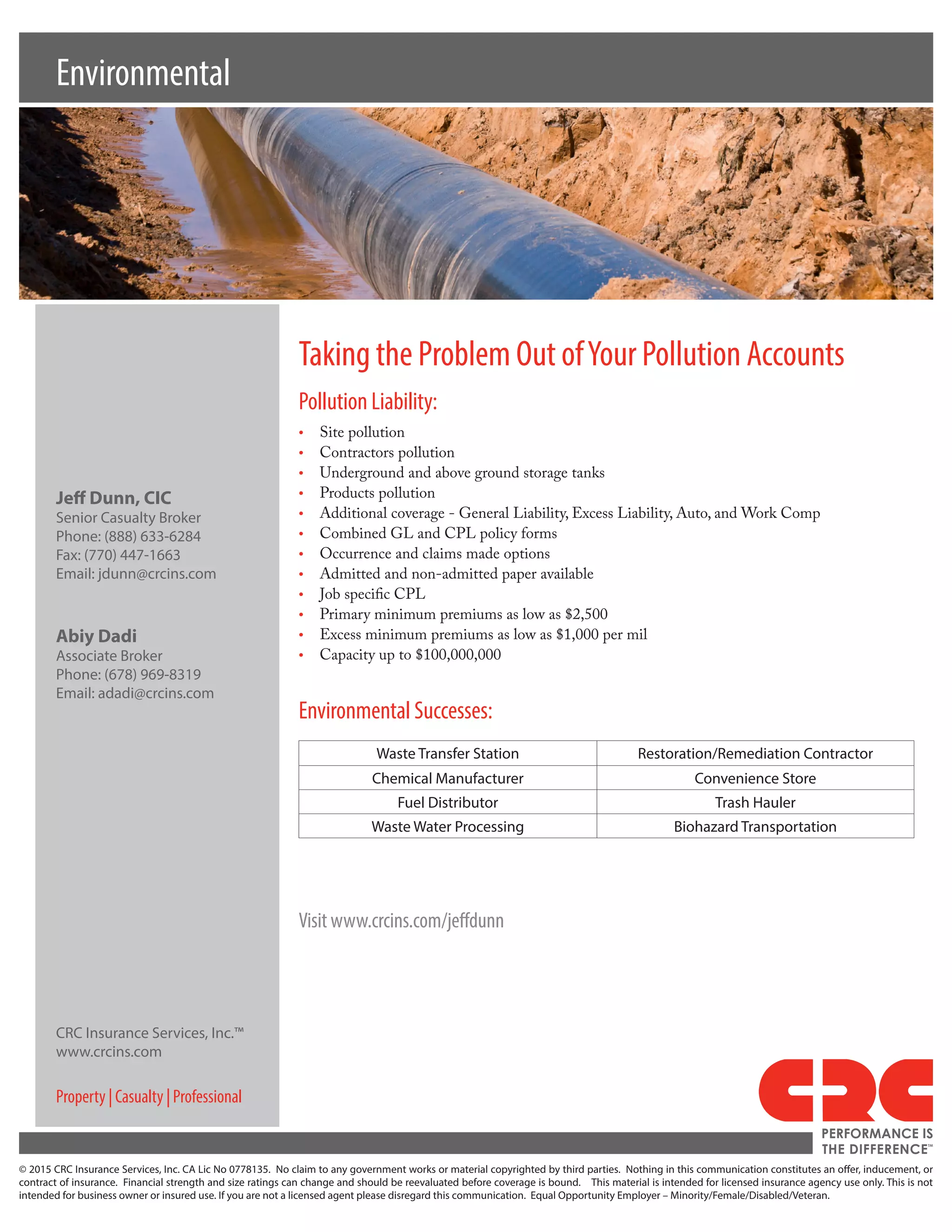 Jeff_Dunn_Environmental_Flyer_Revised | PDF