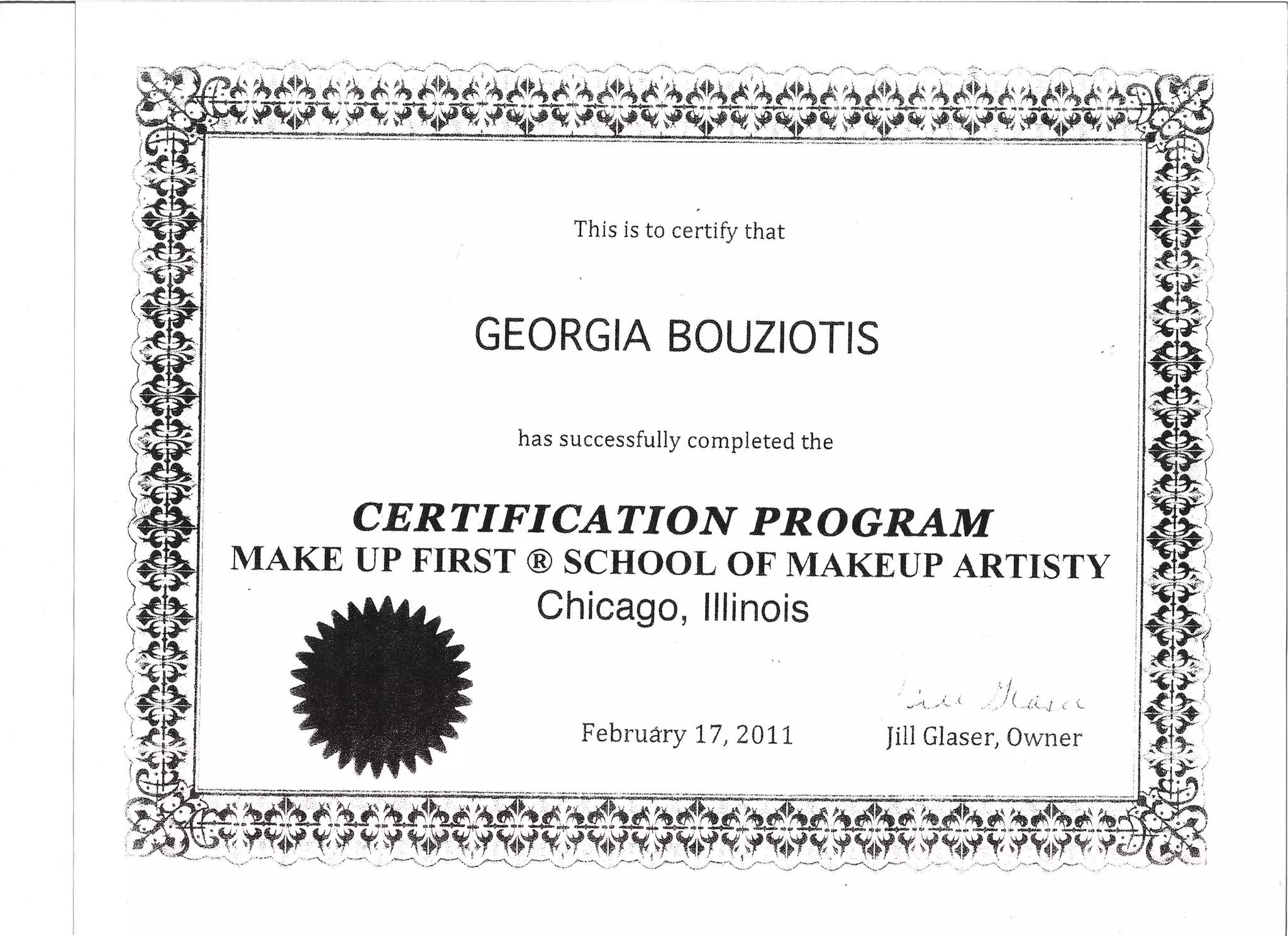 MUF Certificate | PDF