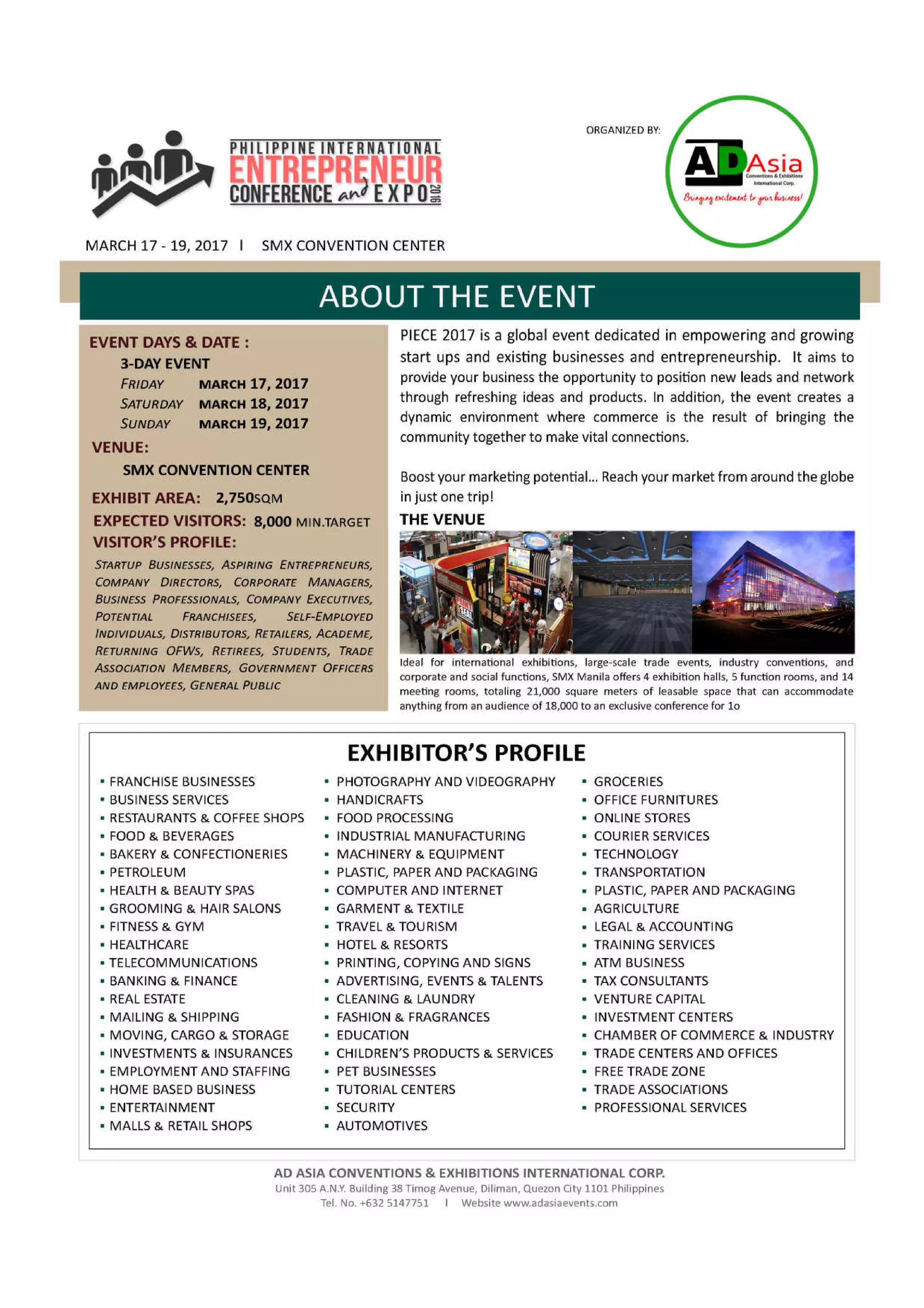 Entrepreneur Show Profile | PDF