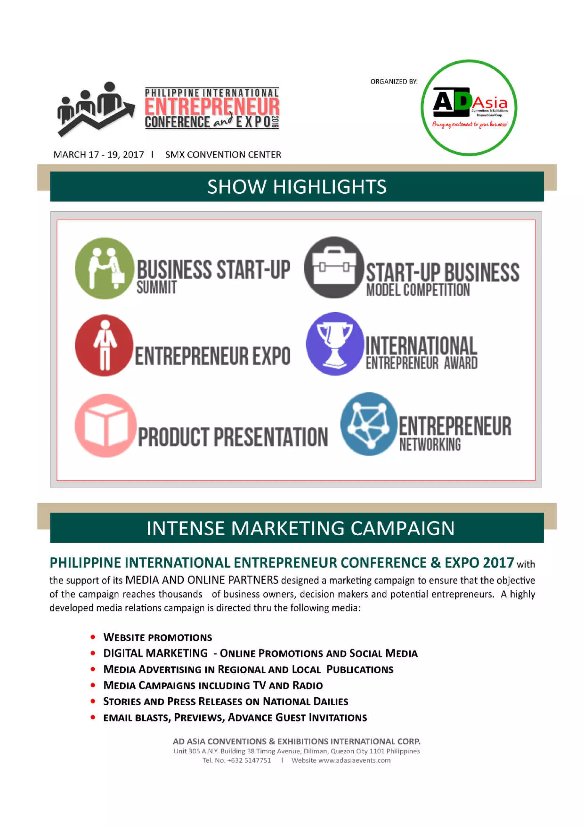 Entrepreneur Show Profile | PDF