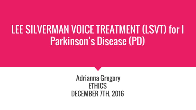 LSVT LOUD (1) | PPTX