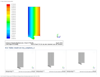 IC Engine Sector Flow Simulation report | PDF | Physics | Science