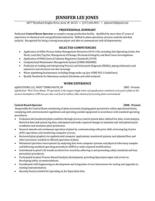 Jennifer L. Jones Resume 2016 | PDF