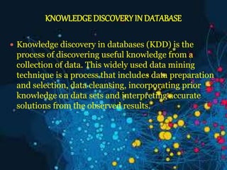 Fayyad model in data mining | PPTX