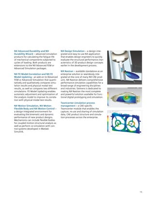 Siemens-PLM-NX-CAE-overview-br-X24 | PDF