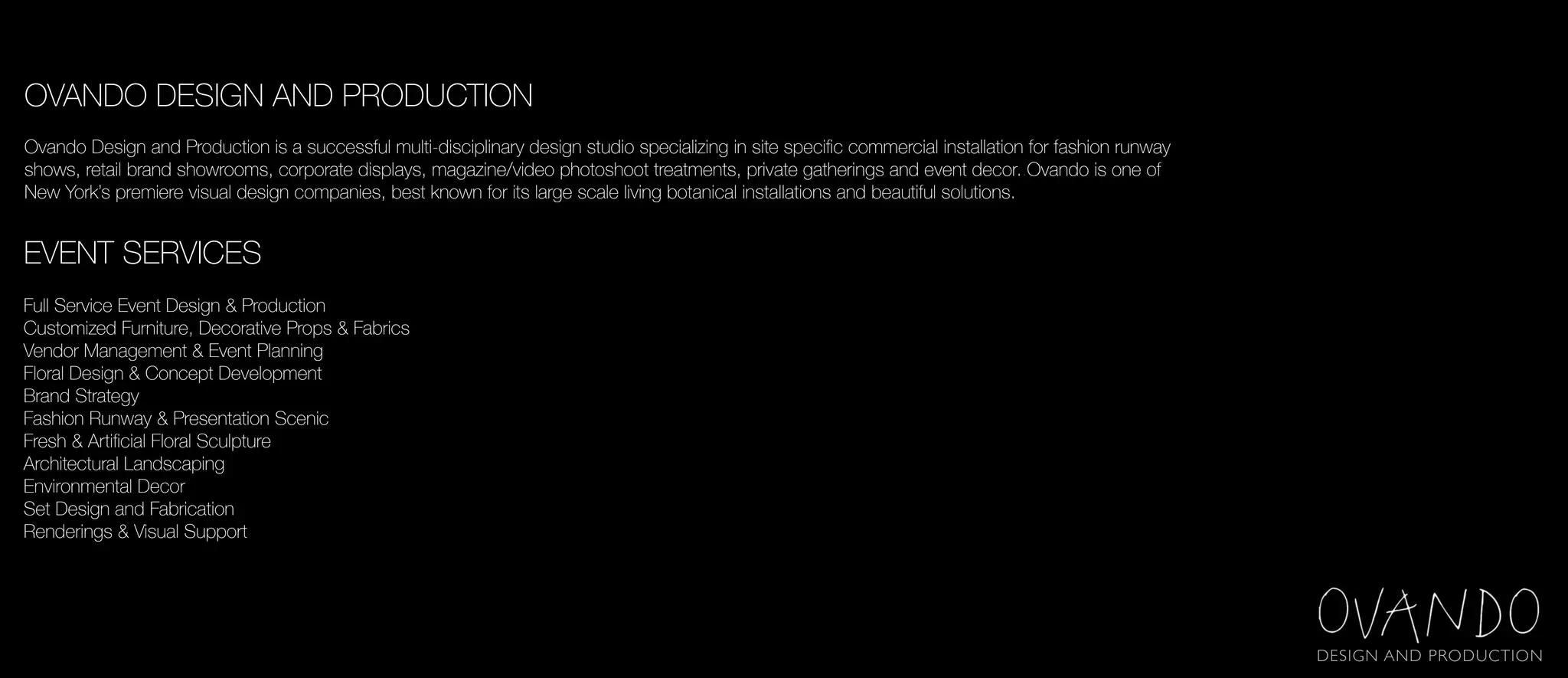 Ovando Corporate | PPT