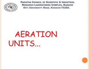 AERATION UNITS... | PPTX
