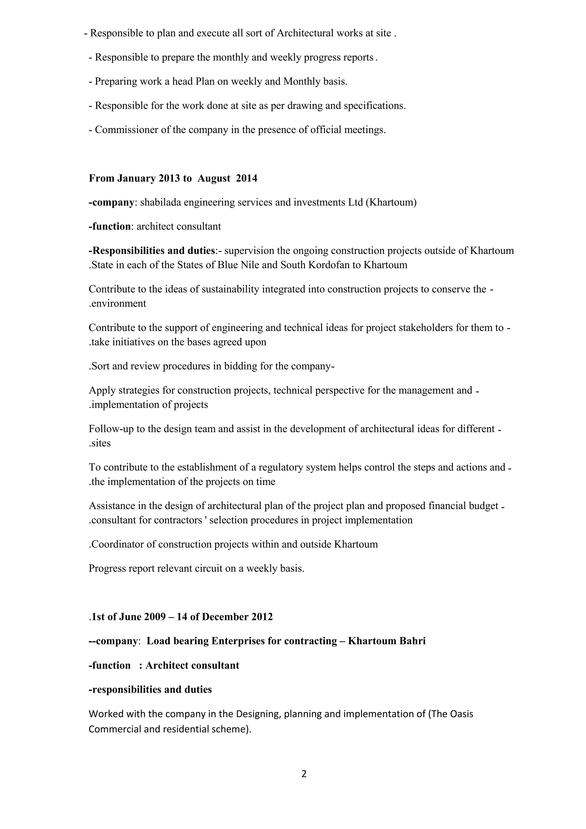 Curriculum vitae Hitham Osman update | PDF