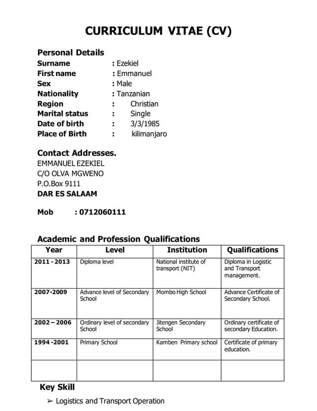 CURRICULUMVITAEEMMANUEL.docx (1) | DOCX