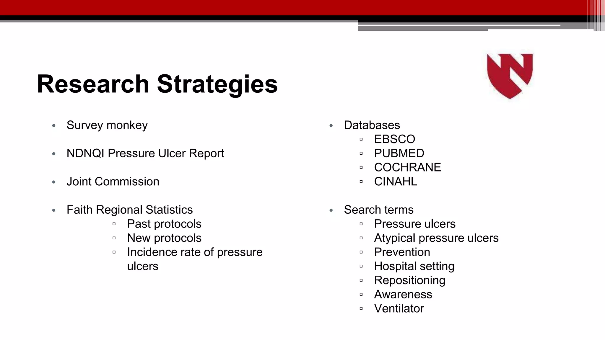 Pressure Ulcer QI Presentation - UNMC | PPTX