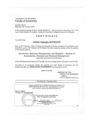 University Diploma | PDF