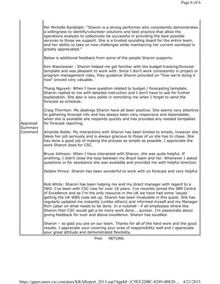 Sharon Review 2015 | PDF