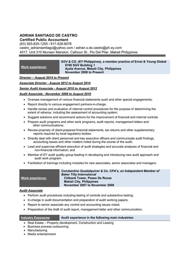 De Castro_Adrian_CV | PDF