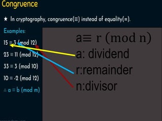 modular arithmetic | PPTX