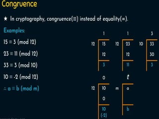 modular arithmetic | PPTX
