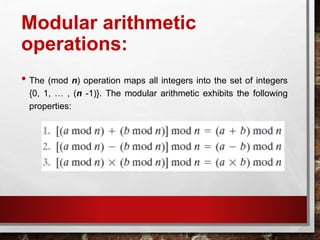 modular arithmetic | PPTX