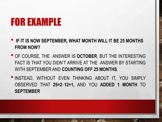 modular arithmetic | PPTX