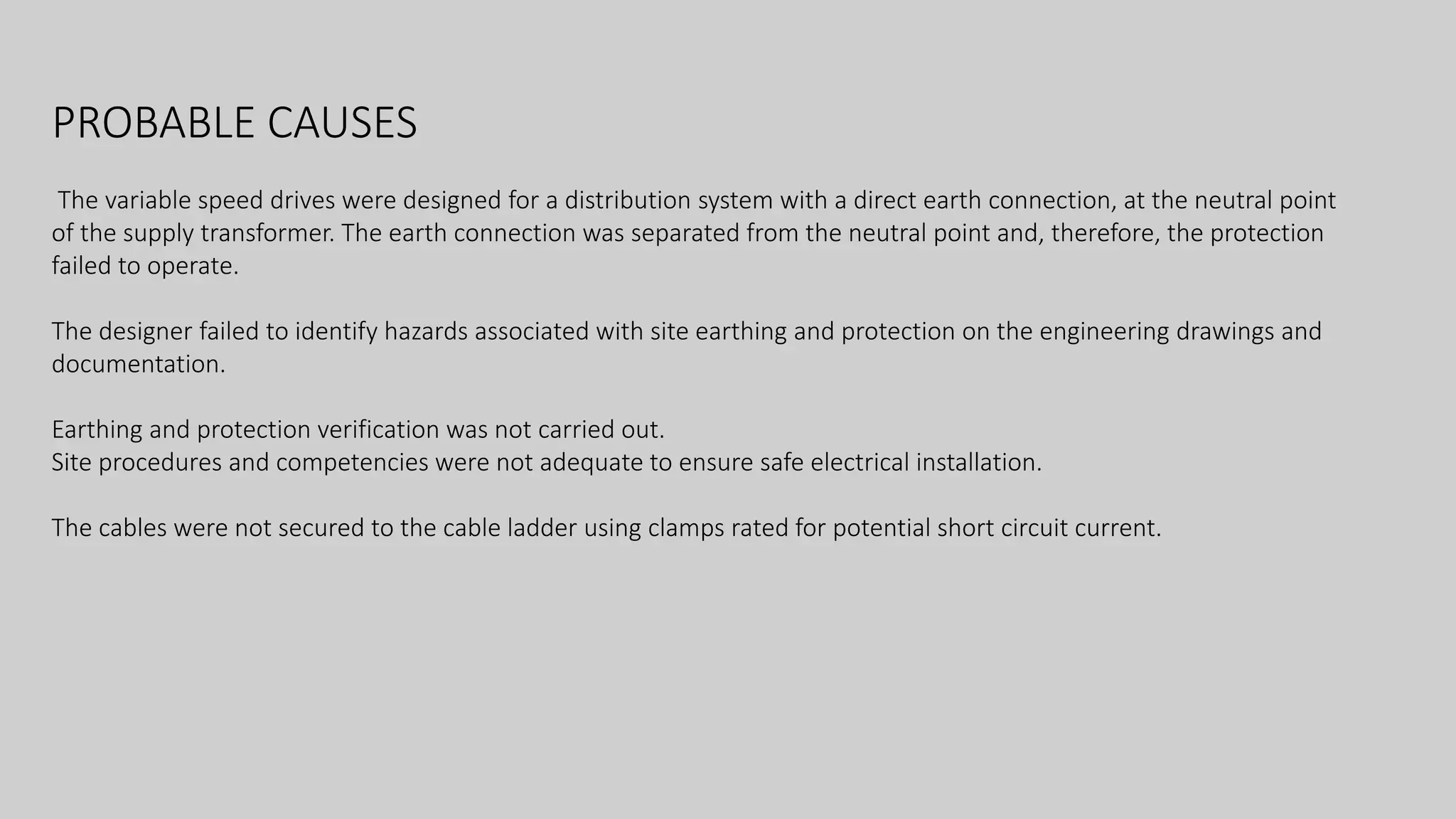ELECTRIC FAULTS | PDF