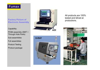 Fumax Presentation - ODM and OEM - 2016 | PDF