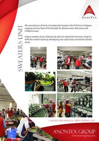 Galaxy Sweaters & Yarn Dyeing Ltd - Company Profile (1) | PDF